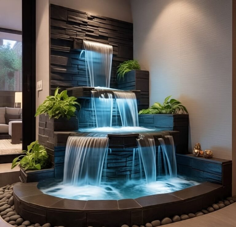 20 Luxury Indoor Waterfall Designs That Bring Nature Home - Magic Decor