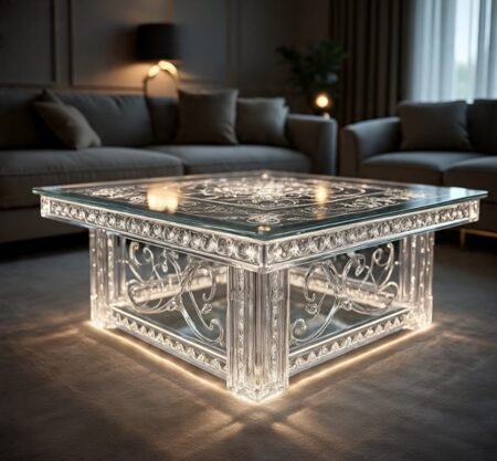 Whispers of Light: 20 Luxury Glass Table Designs That Redefine Elegance ...