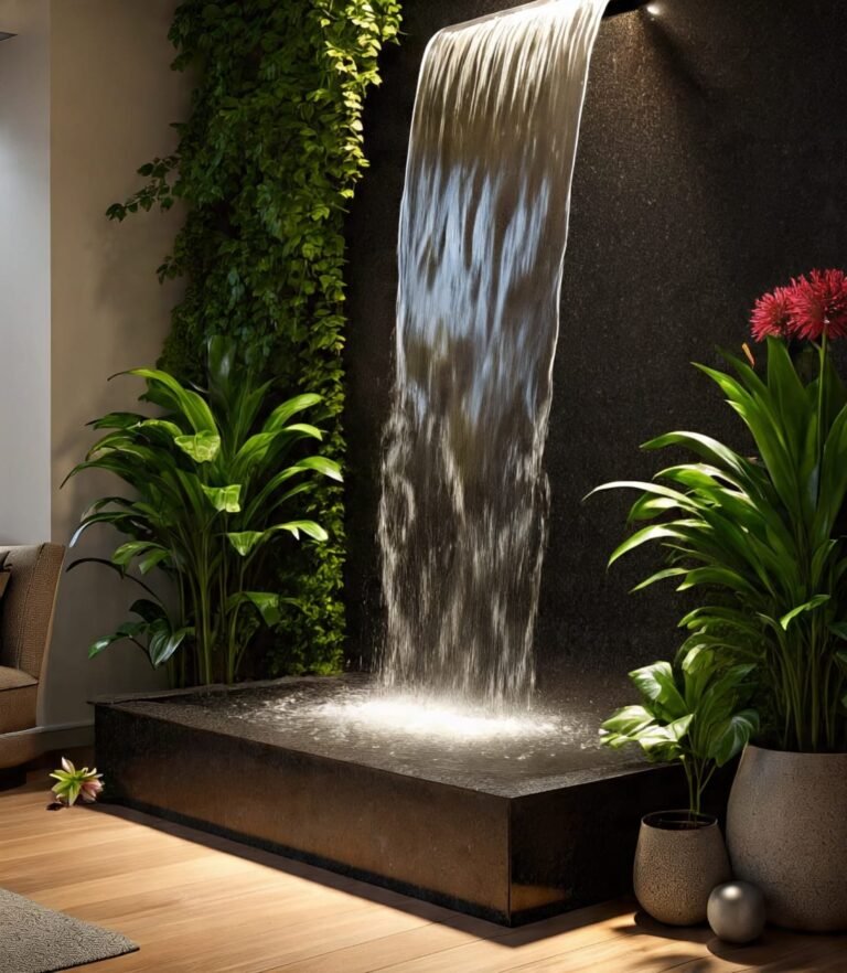 20 Luxury Indoor Waterfall Designs That Bring Nature Home - Magic Decor