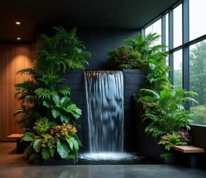 20 Luxury Indoor Waterfall Designs That Bring Nature Home - Magic Decor