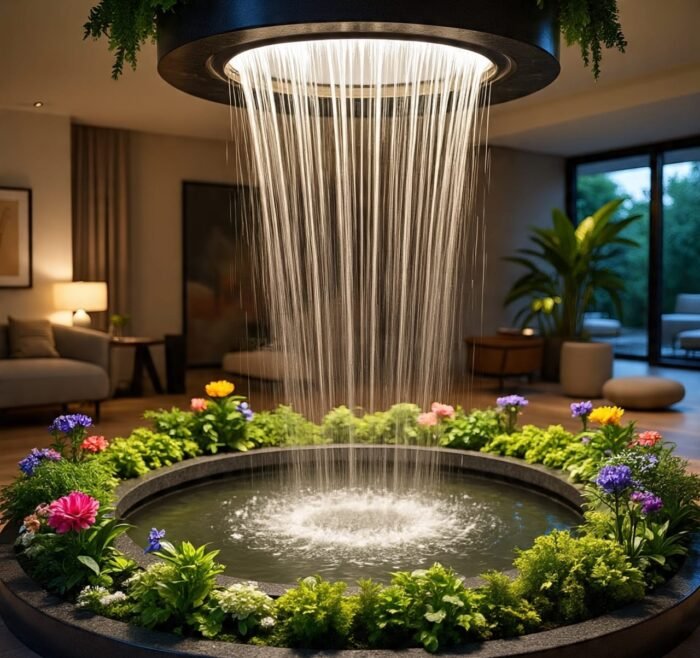 20 Luxury Indoor Waterfall Designs That Bring Nature Home - Magic Decor